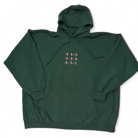 Hanes | Shirts | Hanes Forest Green Hoodie Pattern Xl | Poshmark